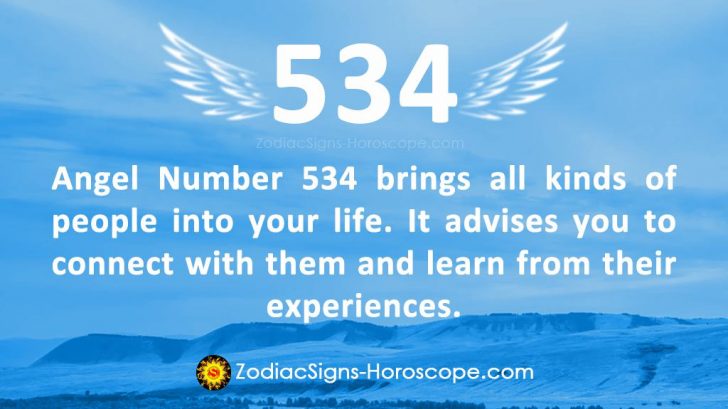 Angel Number 534 Meaning: New People - ZodiacSigns-Horoscope.com