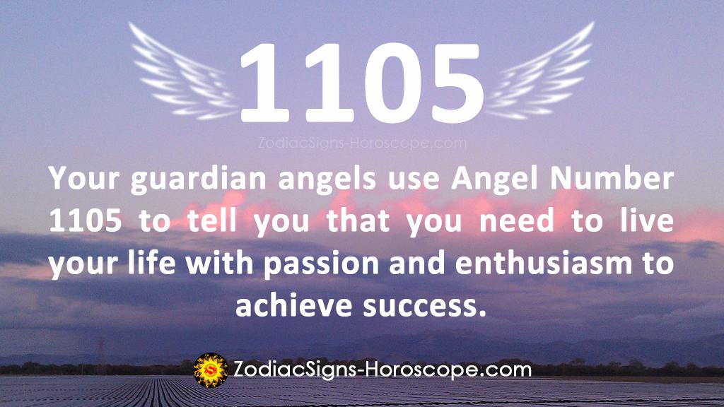 Angel Number 1105 Meaning: Passion | 1105 Numerology