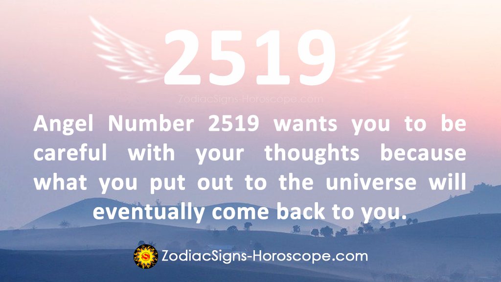 Angel Number 2519 Meaning: Clear Mind | 2519 Numerology