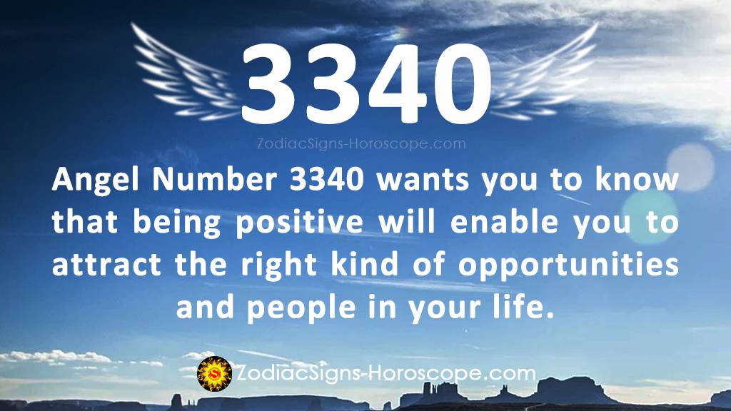 Angel Number 3340 Meaning: Be Positive | 3340 Numerology