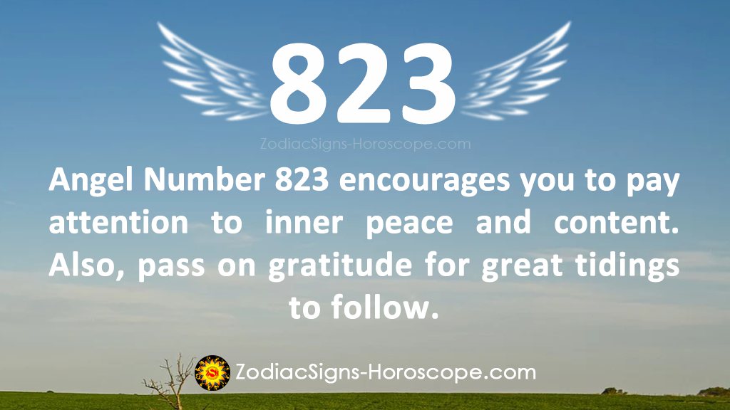 Angel Number 823 Meaning: Inner Peace | 823 Numerology