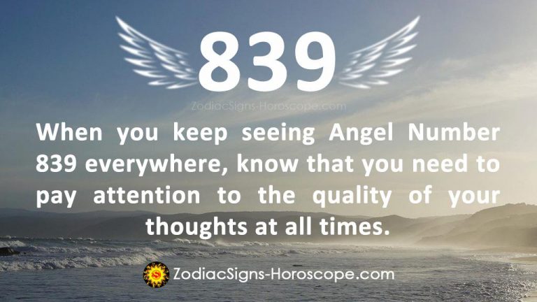 Angel Number 839 Meaning: Think Positive | 839 Numerology