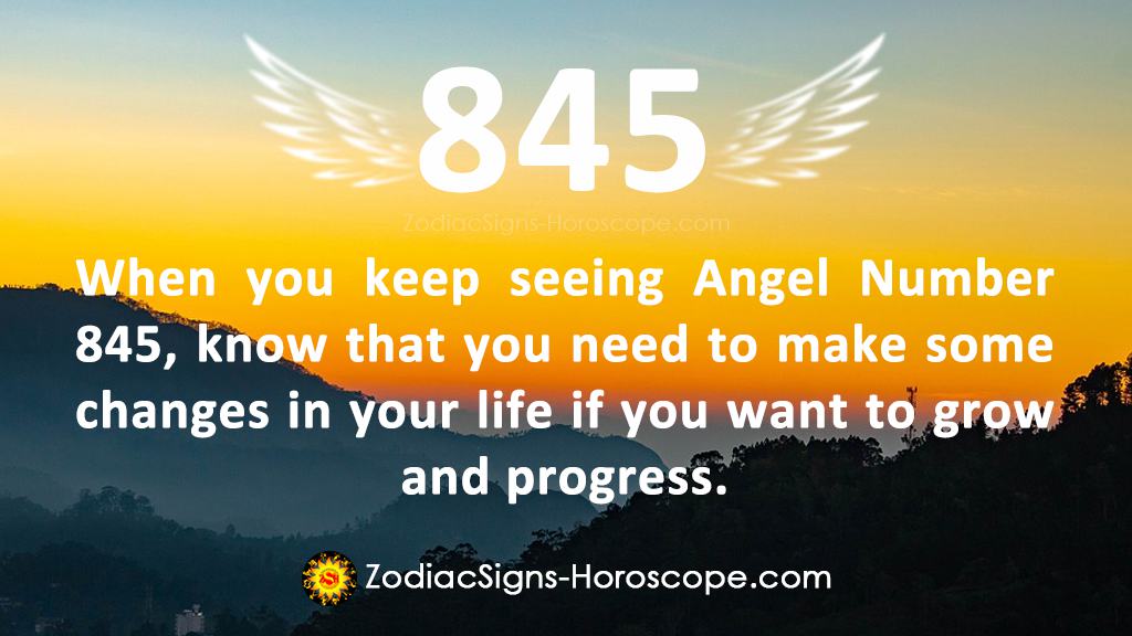 天使数字 845 含义：开始 | 845 命理