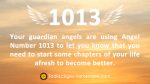Número de ángel 1013 Significado: Nuevo comienzo | 1013 Numerología