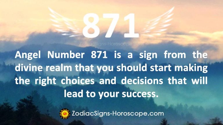 Angel Number 871 Meaning: Right Choices | 871 Numerology