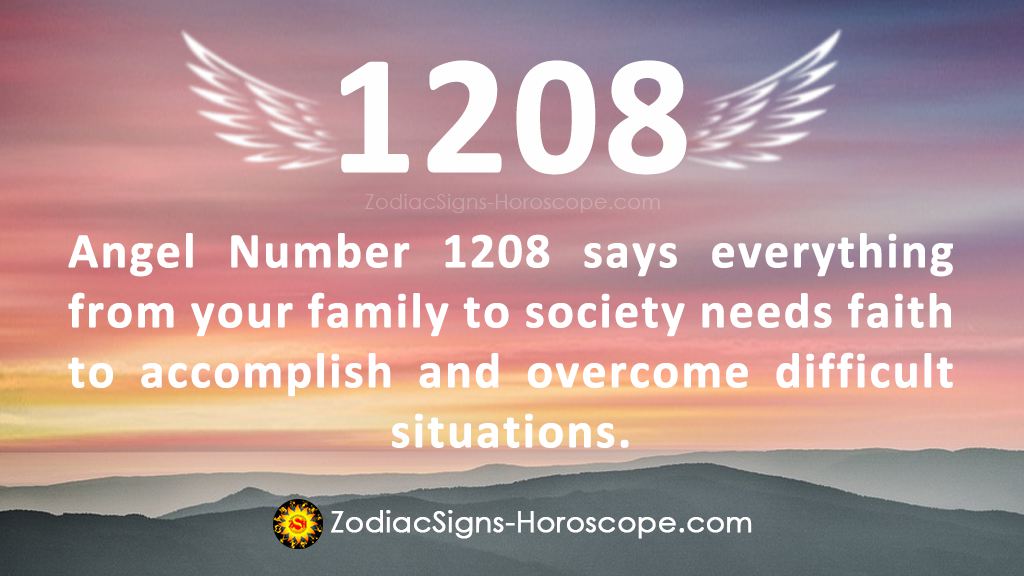 Angel Number 1208 Meaning: Divinity | 1208 Numerology