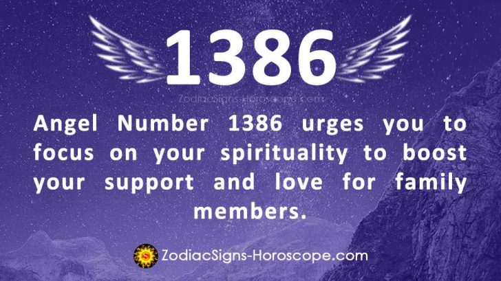 Angel Number 1386 Meaning: Family | 1386 Numerology