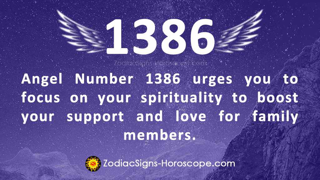 천사 번호 1386 의미: 가족 | 1386 수비학