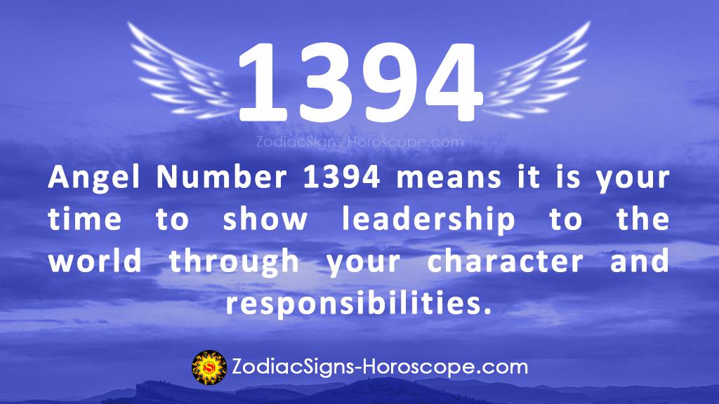 Angel Number 1394 Meaning: Real Idol | 1394 Numerology