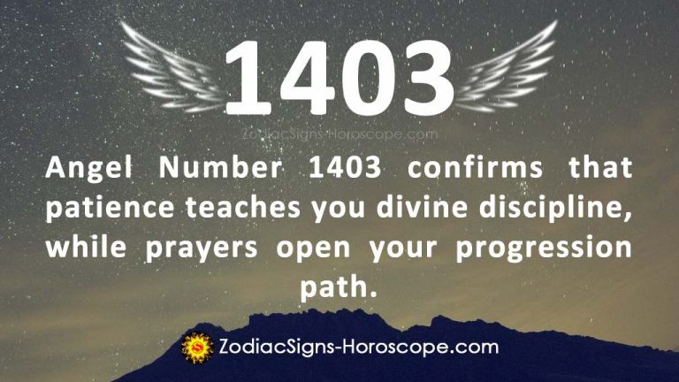 Angel Number 1403 Meaning: Patience - ZodiacSigns-Horoscope.com