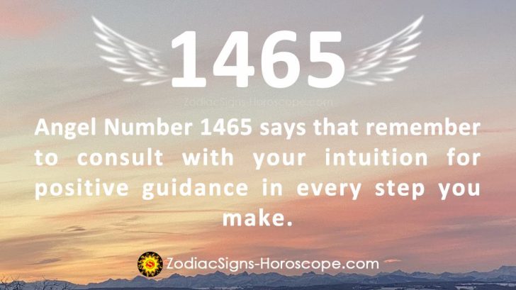 Angel Number 1465 Meaning: Freedom | 1465 Numerology