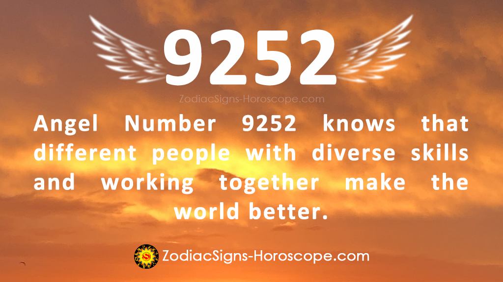Angel Number 9252 Meaning: Cooperation | 9252 Numerology