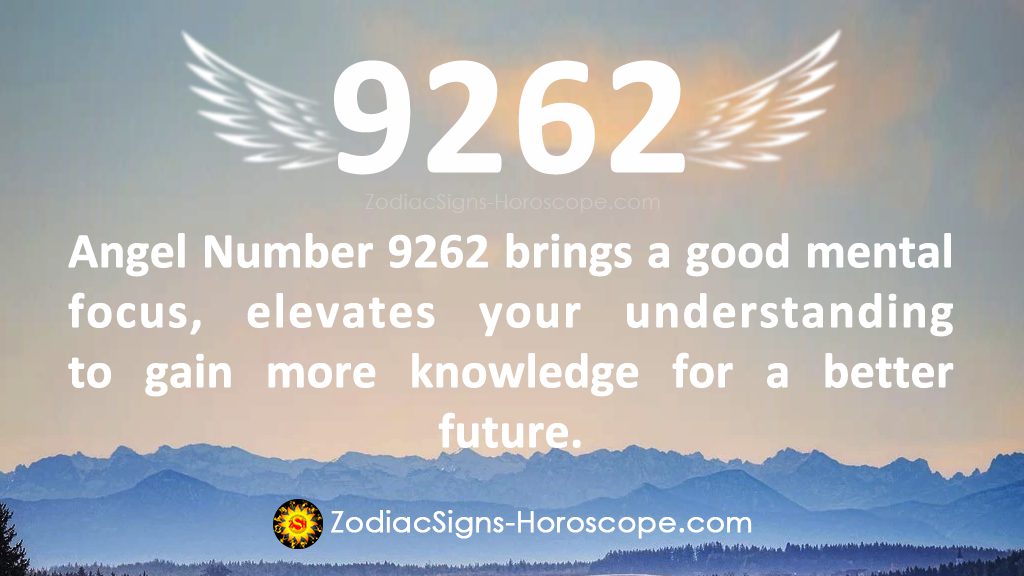 Angel Number 9262 Meaning: Wisdom | 9262 Numerology