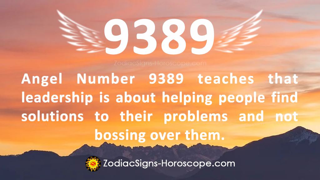 Angel Number 9389 Meaning: Leadership | 9389 Numerology