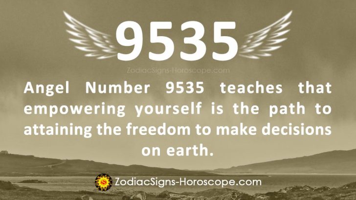 Angel Number 9535 Meaning: Freedom | 9535 Numerology