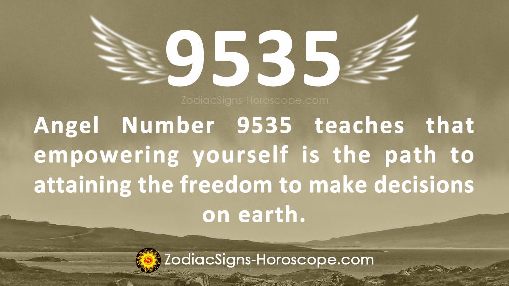 Angel Number 9535 Meaning: Freedom | 9535 Numerology