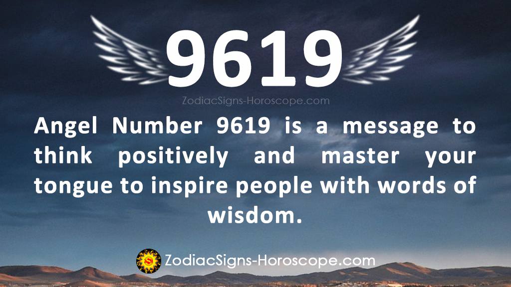 Angel Number 9619 Meaning and Symbolism - Guard Your Tongue