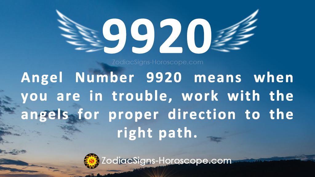 Angel Number 9920 Meaning: Harmony | 9920 Numerology