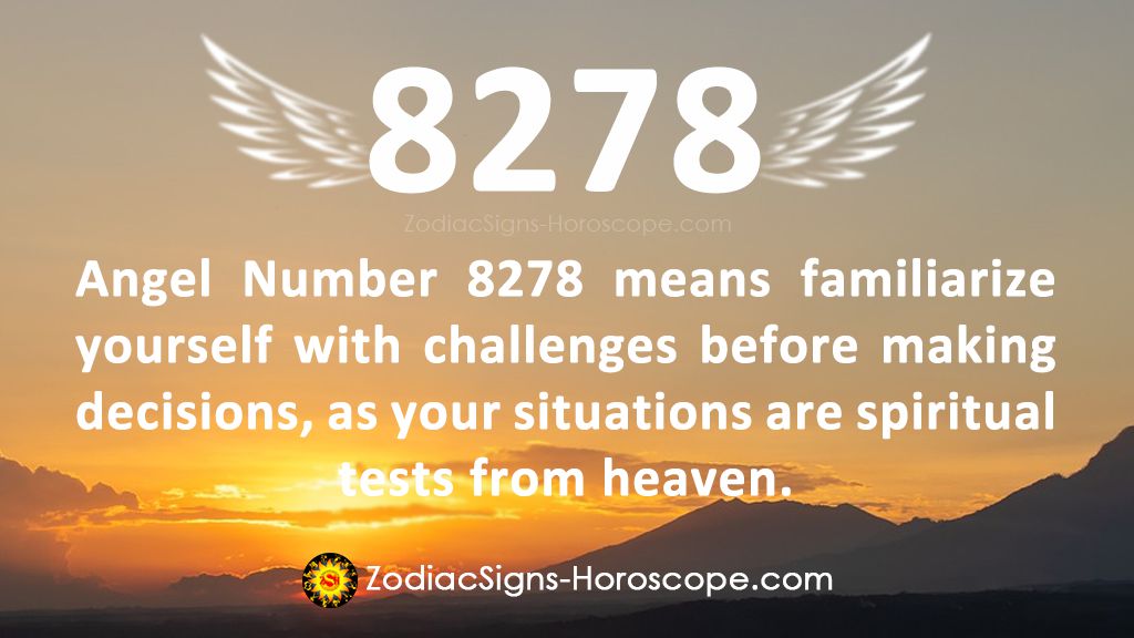 Seeing 8278 Angel Number Symbolic Significance: Do Not Lose Hope