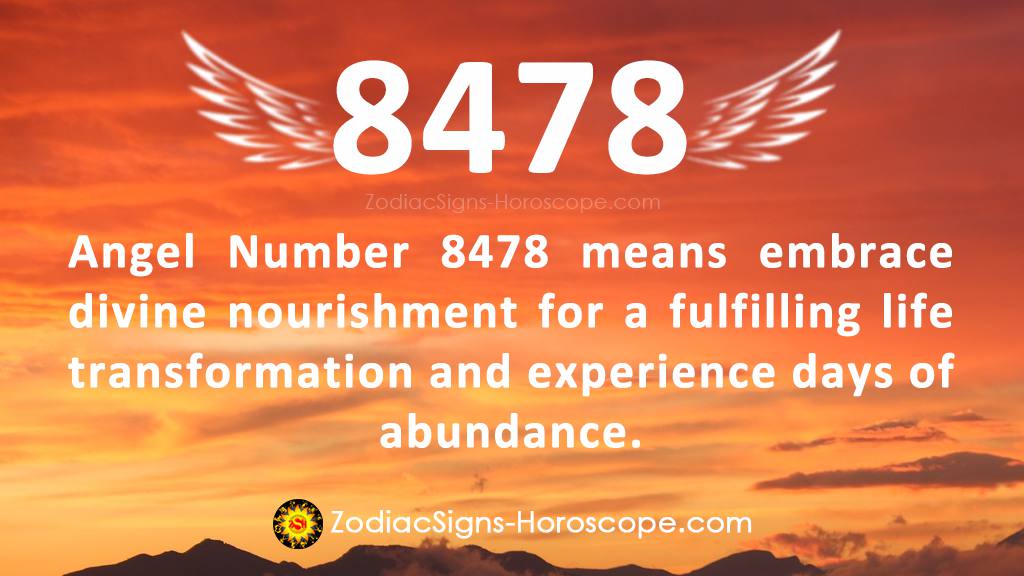 Angel Number 8478 Meaning and Spirituality: Days of Abundance