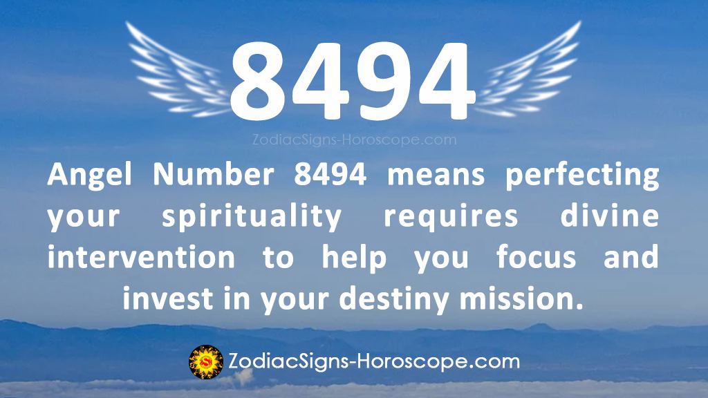 보는 천사 번호 8494 의미와 의미: 천국에 초점