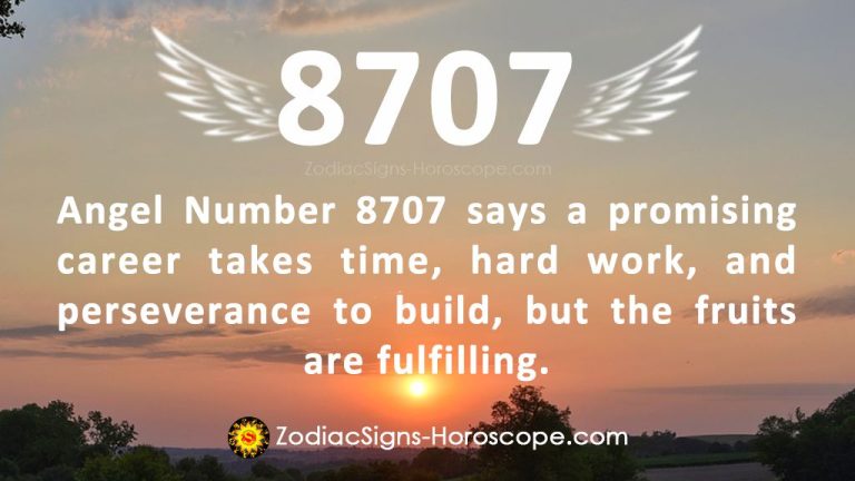 Seeing Angel Number 8707 Meaning and Significance: Perseverance