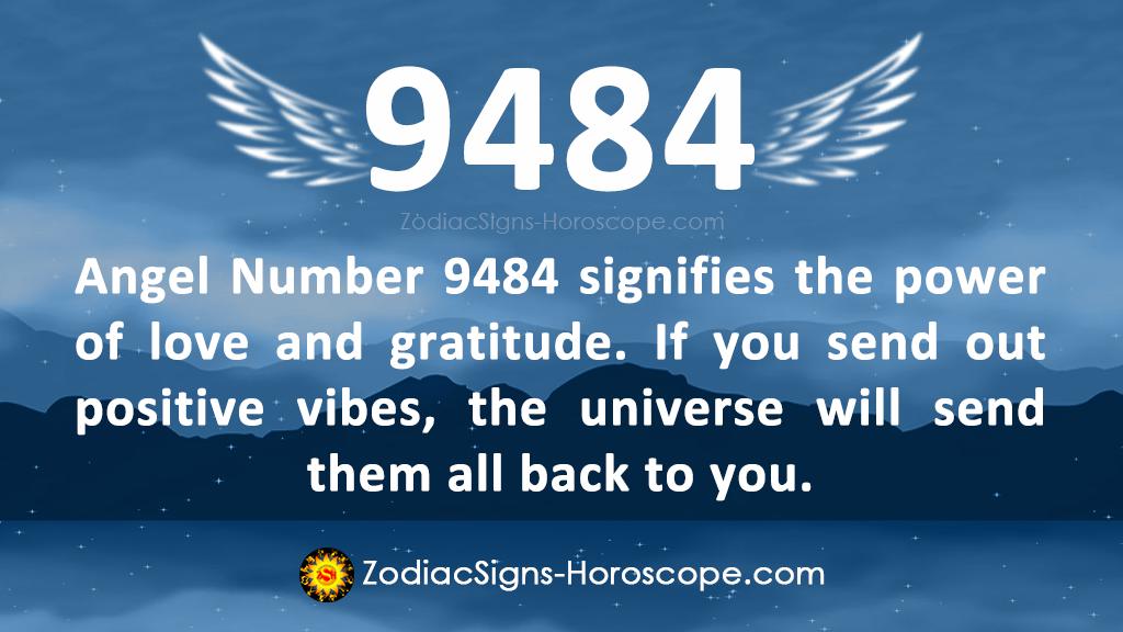 Seeing Angel Number 9484 Signifies Your Gratitude and Love
