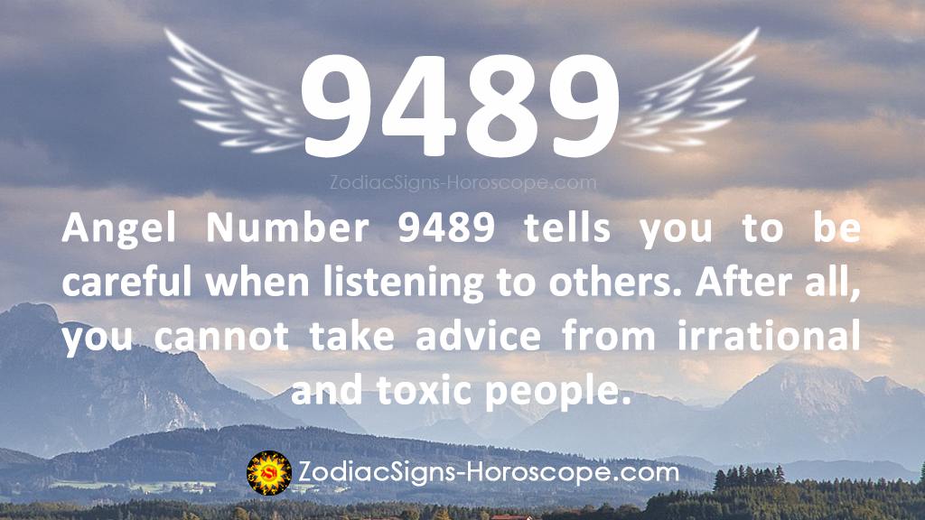 Angel Number 9489 Advises You to be Careful When Listening to Others