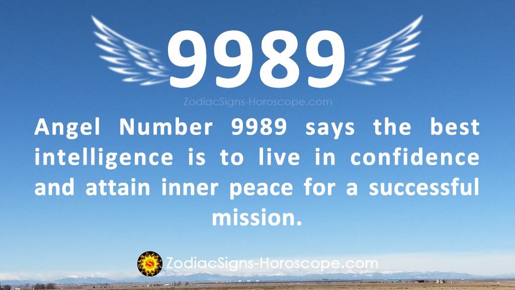 Seeing Angel Number 9989 Symbolic Significance: Living with Inner Peace