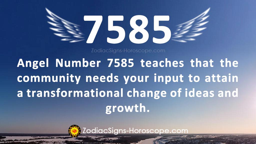 Angel Number 7585 Essence and Significance: Intellect and Wisdom