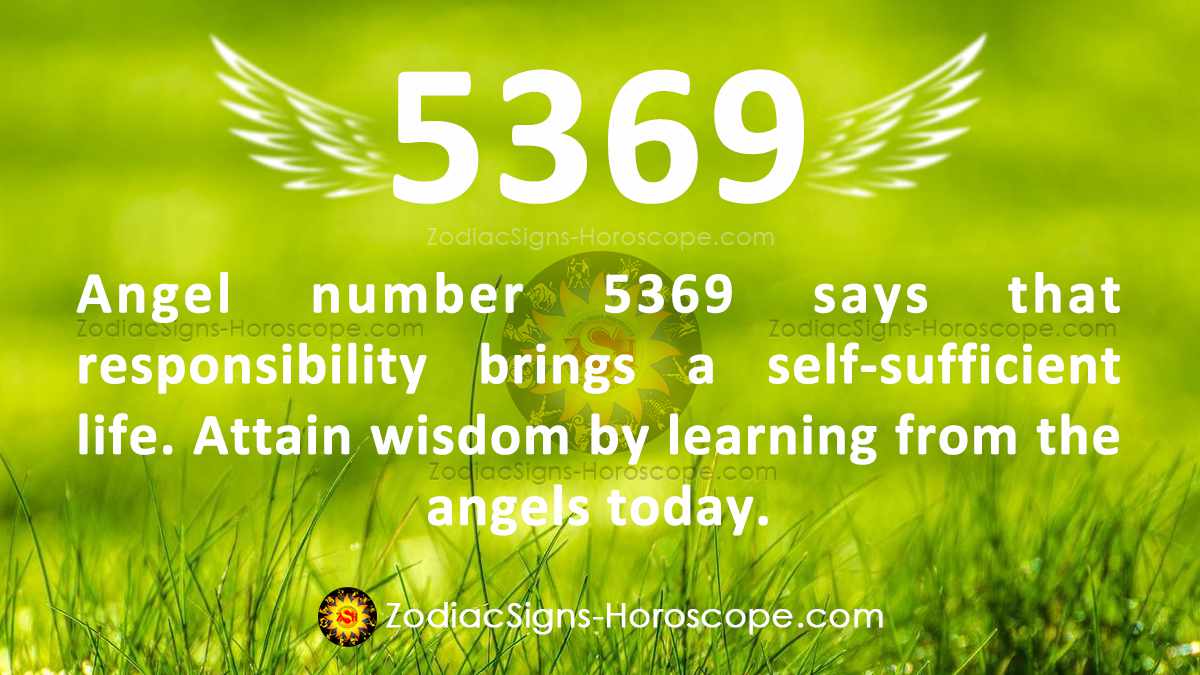 Life Essence of Seeing Angel Number 5369: Spiritual Lessons