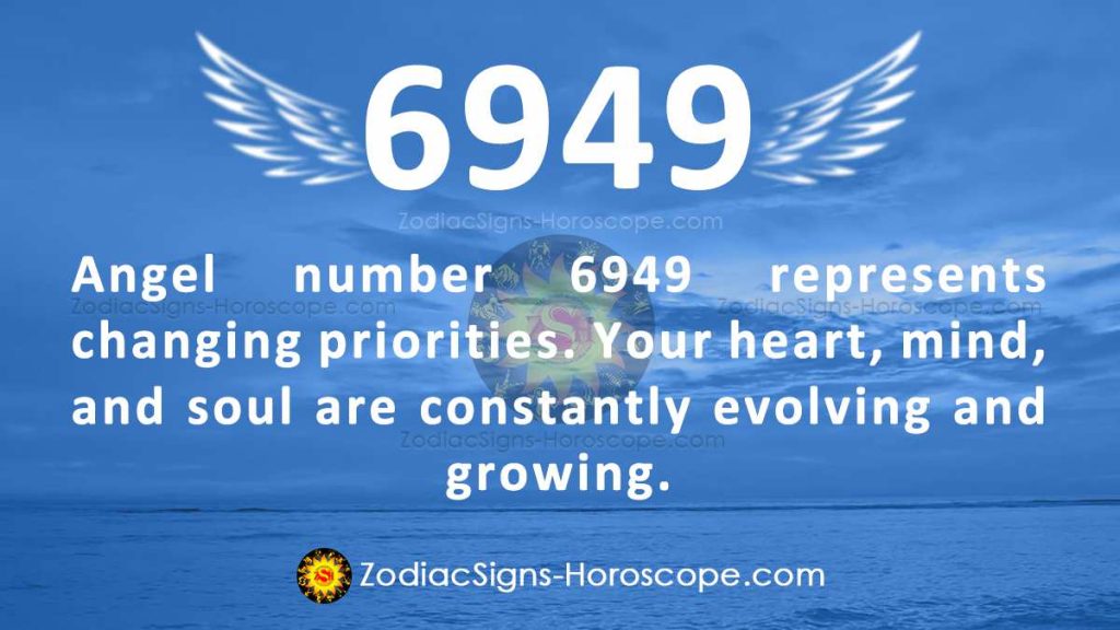 Seeing Angel Number 6949 Spiritual Symbolism: Changing Priorities