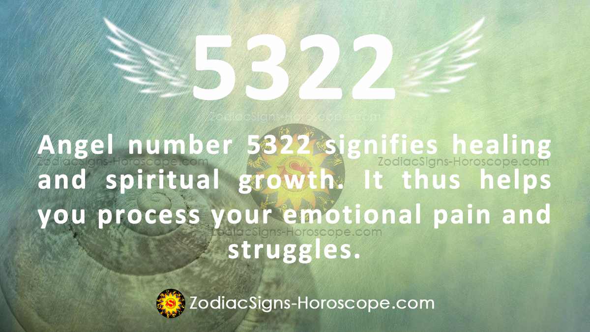 Seeing Angel Number 5322 Spirituality: Processing Emotional Pain