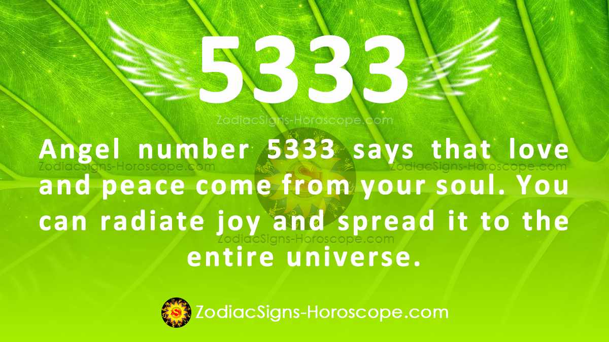 Angel Number 5333 Symbolism: Radiating Inner Peace