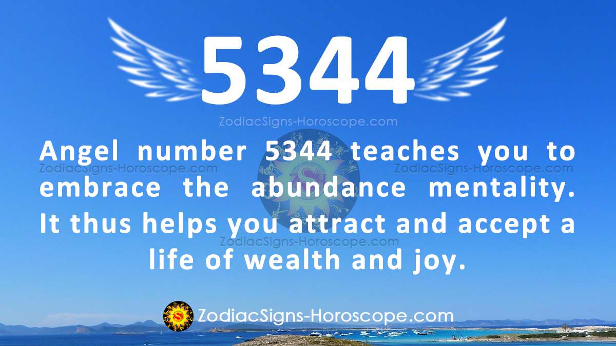 Divine Symbolism of Angel Number 5344: Abundance Mindset