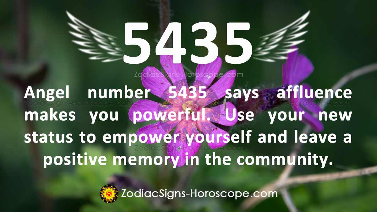 Seeing and Symbolism of Angel Number 5435: Wealth is Power