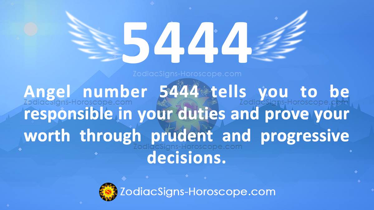 Ángel número 5444 Esencia e influencia: trabajar con determinación