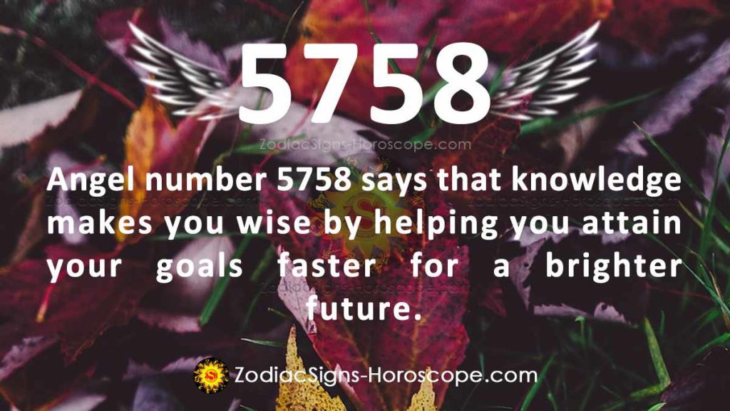 Symbolism of Angel Number 5758 Meaning: Knowledge is Power
