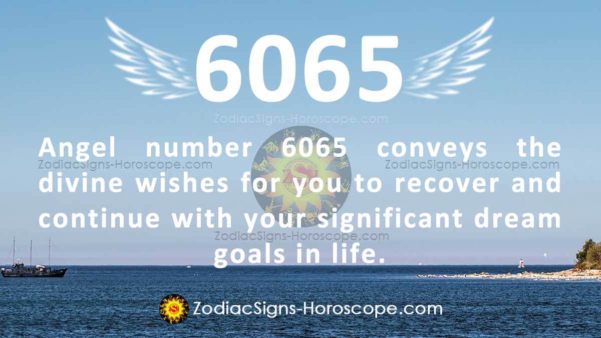 Spiritual Influence of Seeing Angel Number 6065: Get Well Soon