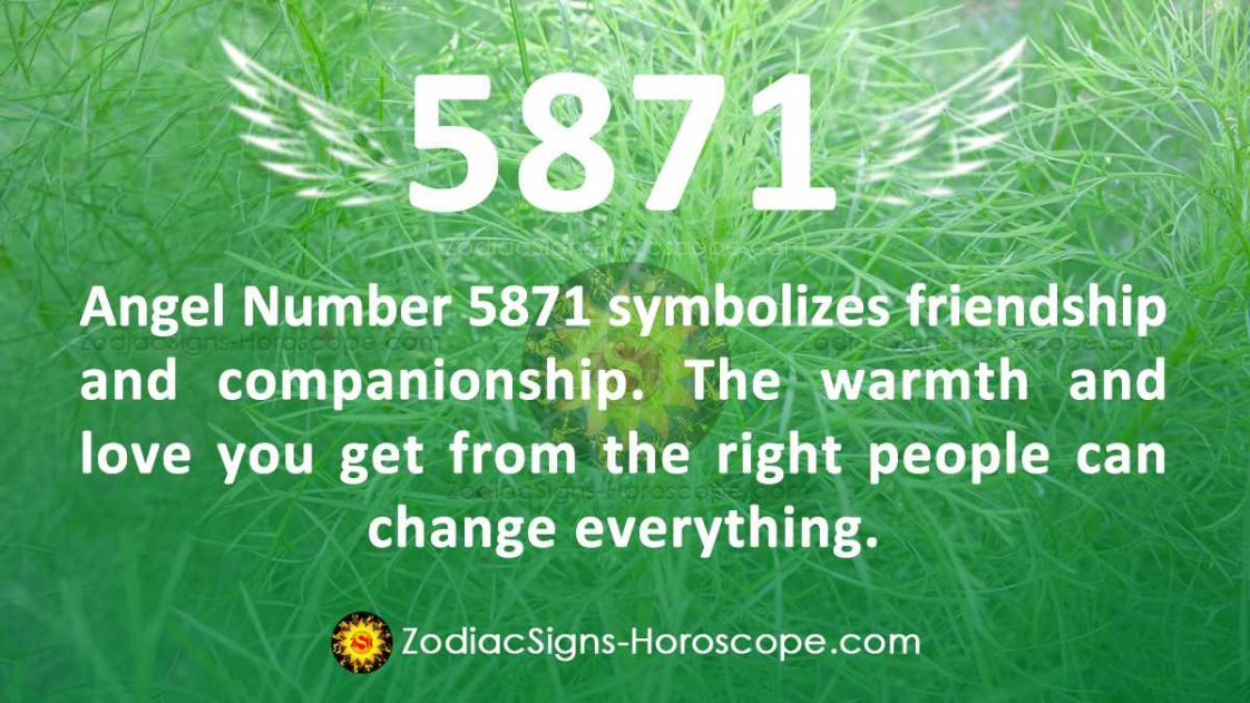 Divine Symbolism of Angel Number 5871: Warmth and Friendship