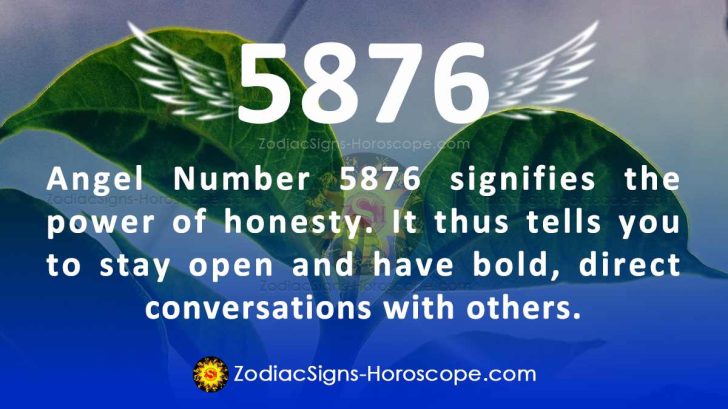 Seeing Angel Number 5876 Signifies Honesty and Good Conversations