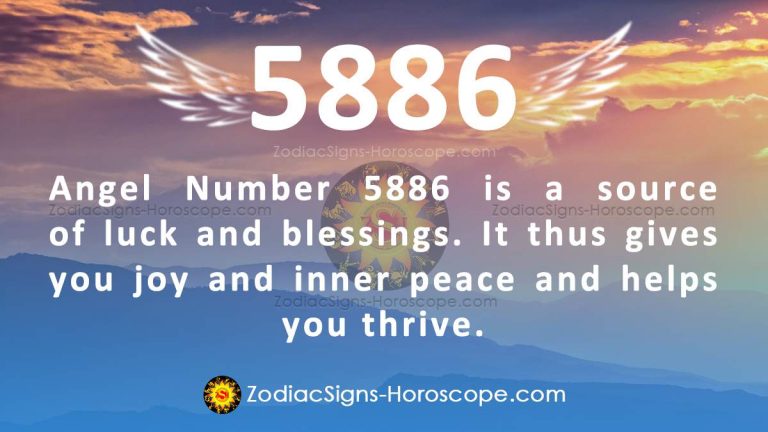 Seeing Angel Number 5886 Brings You Luck and Inner Peace