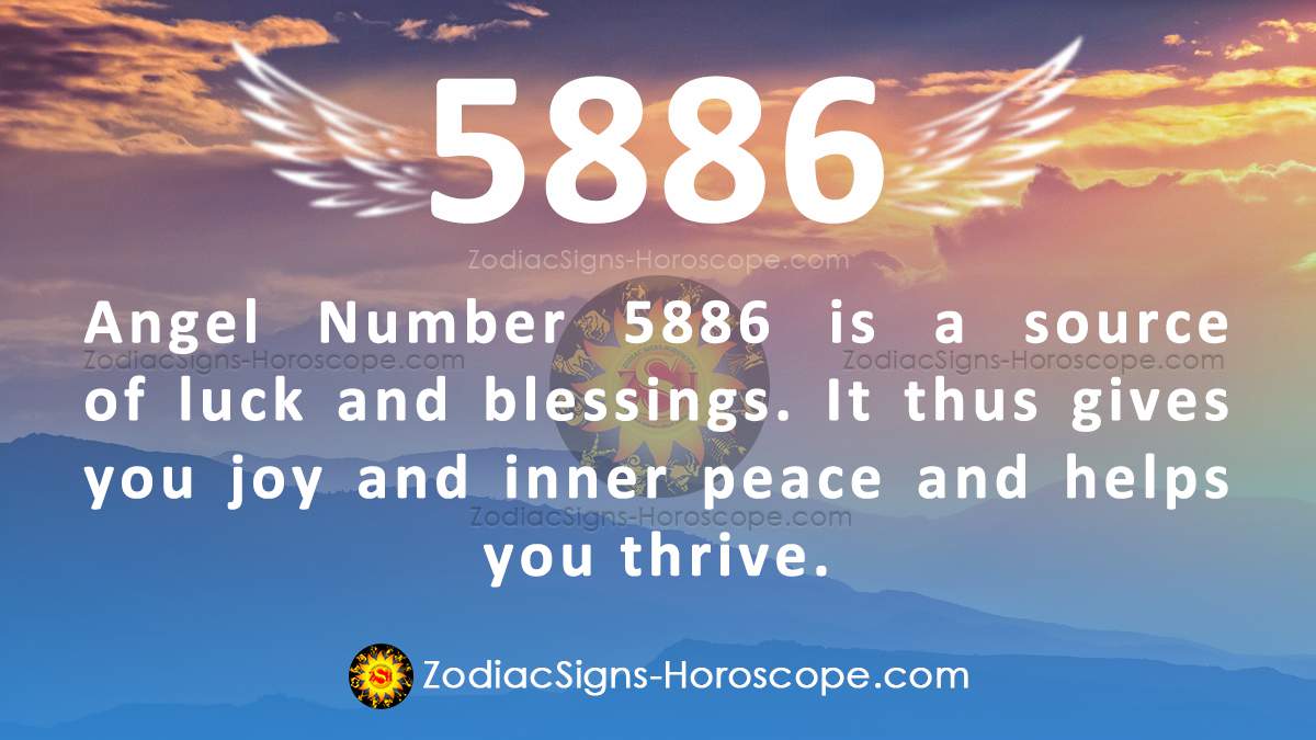 Seeing Angel Number 5886 Brings You Luck and Inner Peace