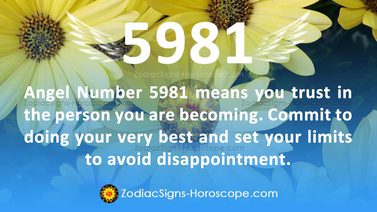 The Symbolic Influence of Angel Number 5981 Says You Stop Doubting
