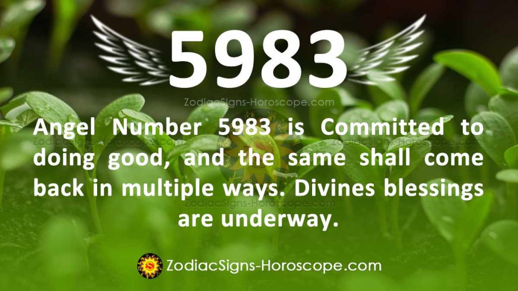 True Significance of Angel Number 5983: Thoughts Quickly Manifesting