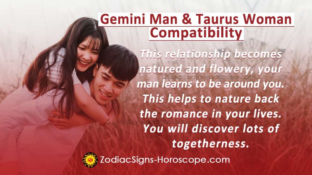 Gemini Man and Taurus Woman Compatibility in Love, and Intimacy ...