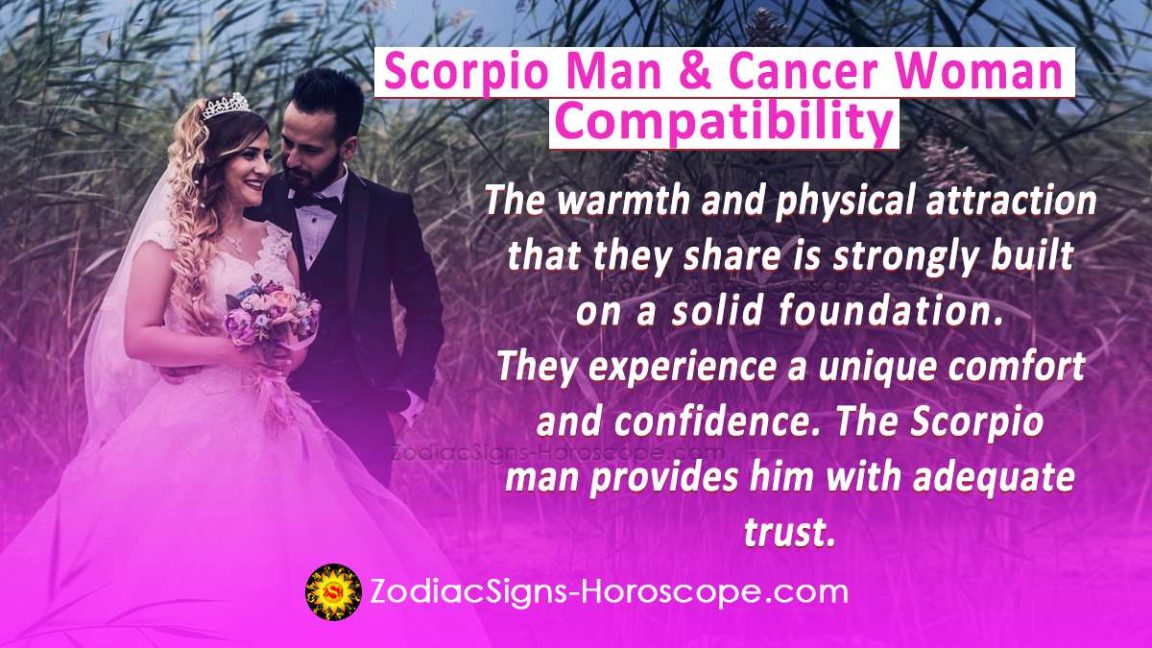 Scorpio Man at Cancer Woman Compatibility in Love, at Intimacy