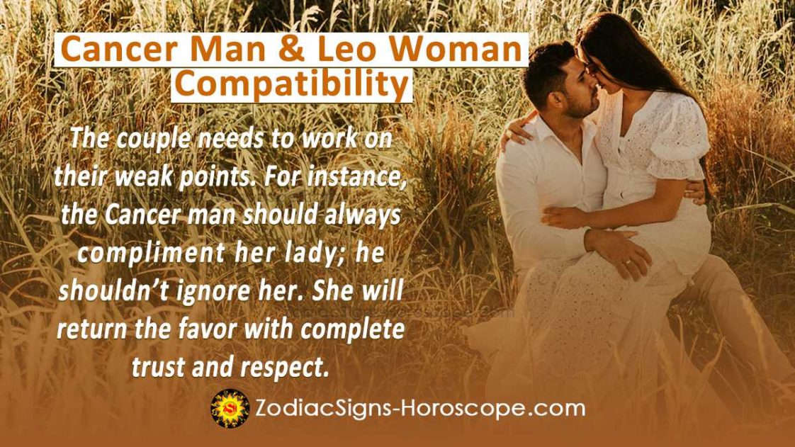 Cancer Man and Leo Woman Compatibility in Love, and Intimacy ...