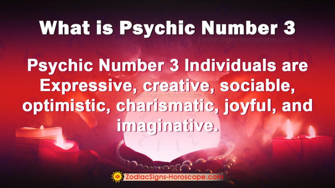 What is Psychic Number 3 or Numerology Number 3? - ZodiacSigns ...