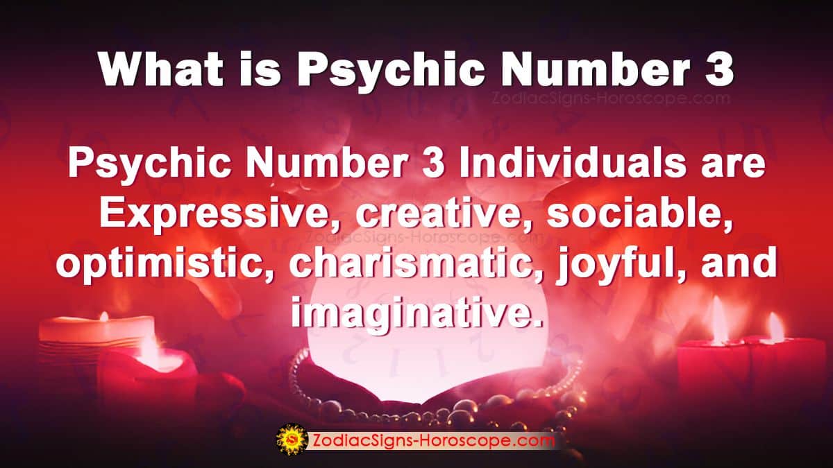 What is Psychic Number 3 or Numerology Number 3? - ZodiacSigns ...